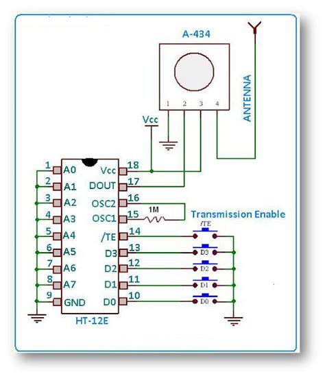 Electronics Fusions Remote Control Circuit Through RF Without