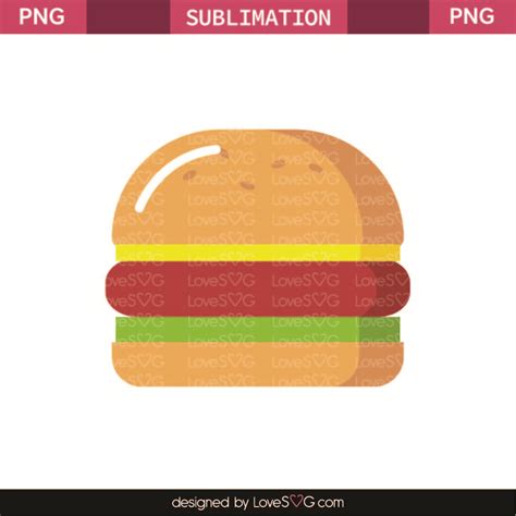 Burger Sublimation File 
