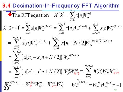 Chapter 9 Computation Of The Dft Ppt Computing Technology And Computing