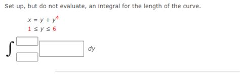 [solved] set up but do not evaluate an integral for the