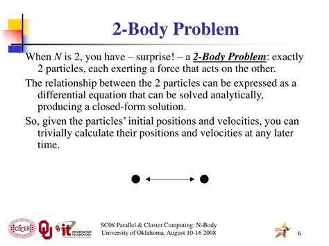 ppt sc08 parallel and cluster computing n body simulation at