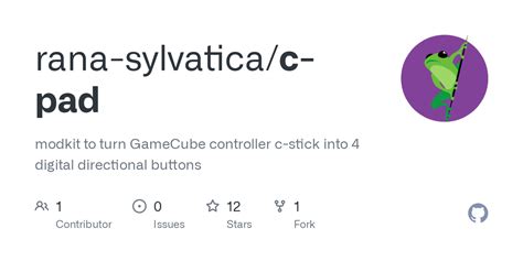 GitHub Rana Sylvatica C Pad Modkit To Turn GameCube Controller C Stick Into Digital