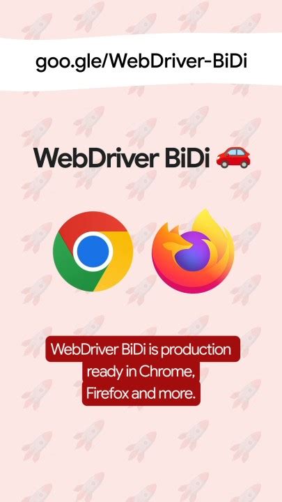 chrome for developers on linkedin webdriver bidi production ready in