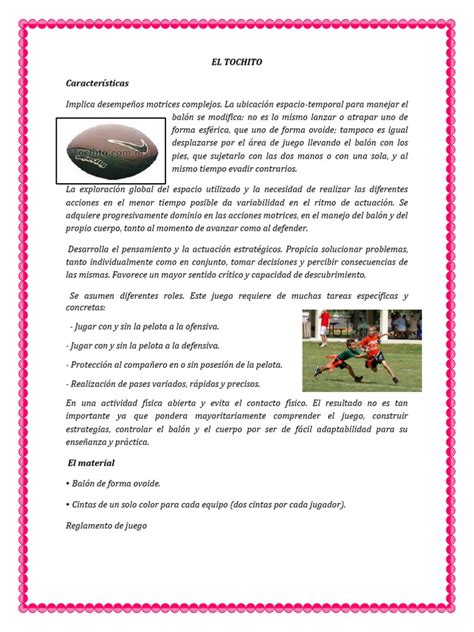 El Tochito Pdf Pelota Deportes