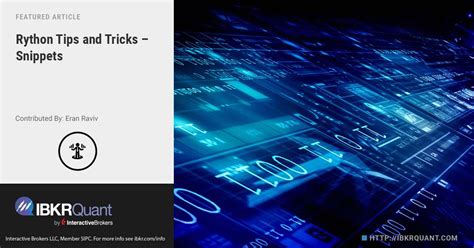 Ibkr Quant On Linkedin Rstats Pythonprogramming Econometrics