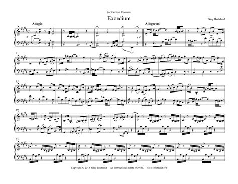 Exordium Bachlund Gary Imslp