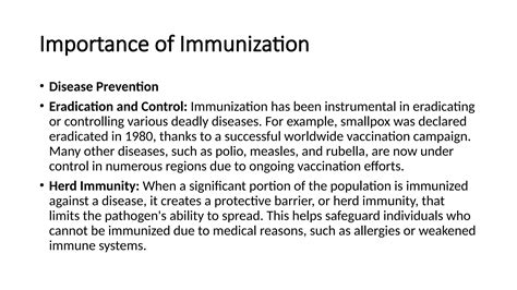 Immunization And Vaccines Types With Advantages Pptx