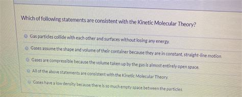 solved which of following statements are consistent with the
