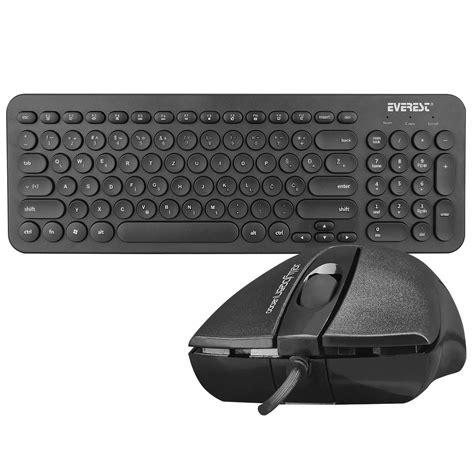Everest Km 01k Sİyah Klavye Mouse Set Everest Klavye Mouse