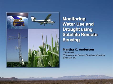 Ppt Monitoring Water Use And Drought Using Satellite Remote Sensing Powerpoint Presentation