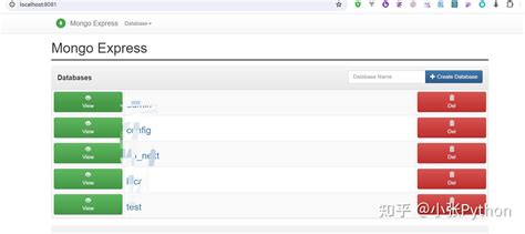 Mongodb 与 Mongo Express Docker 安装 知乎