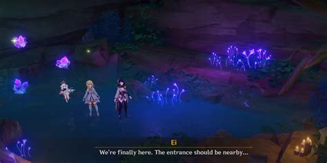 Genshin Impact How To Go To The Cave Below The Grand Narukami Shrine