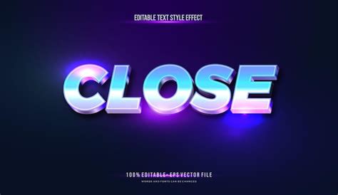 Premium Vector Modern Editable Text Effect Vibrant Modern Color Shiny