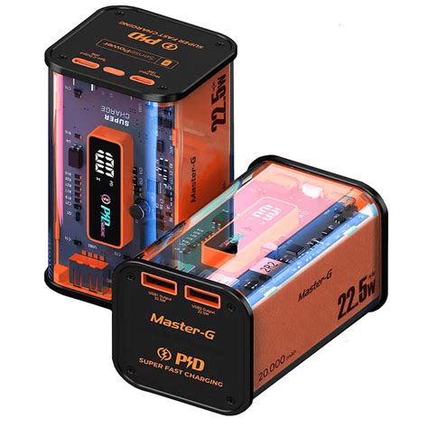Batería Externa Power Bank 20000 Mah 225w Master G