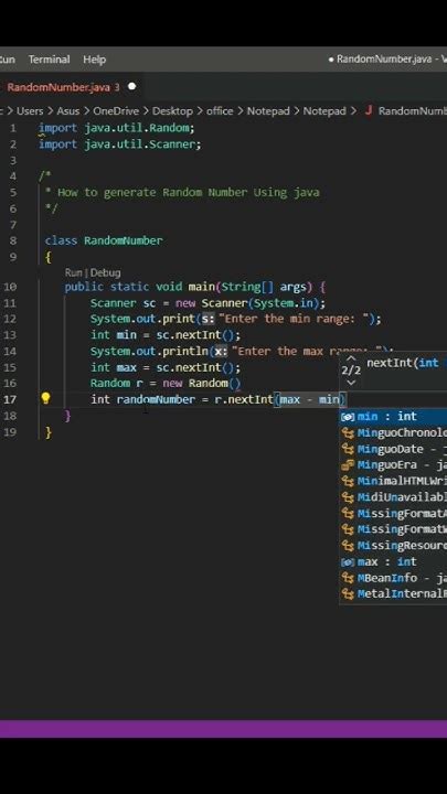 Generate Random Number Using Java Youtube