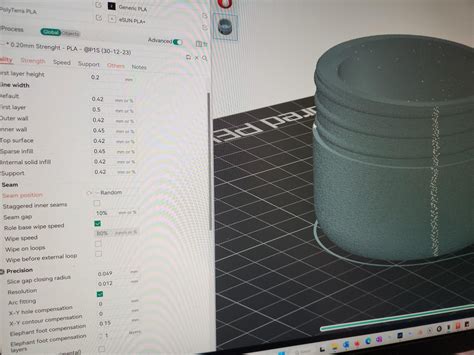 random seams not random r bambulab