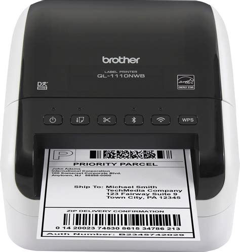 Amazon Com Brother QL 1110NWB Wide Format Postage And Barcode Professional Thermal Monochrome