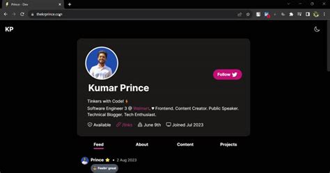Video Kumar Prince On Linkedin Portfolio Webdevelopment