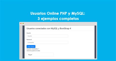 Usuarios Online Php Y Mysql【 3 Ejemplos Completos 】 Baulphp