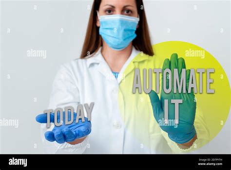 Handwriting Text Automate It Conceptual Photo Convert Process Or Facility To Be Operated