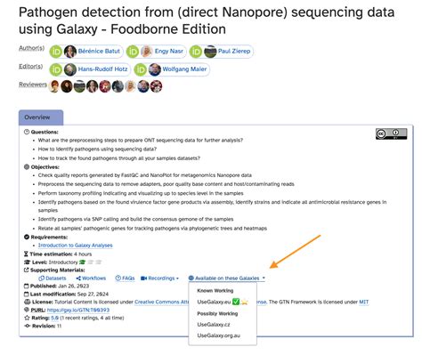 Editing A Workflow To Choose A Different Reference Genome Usegalaxy