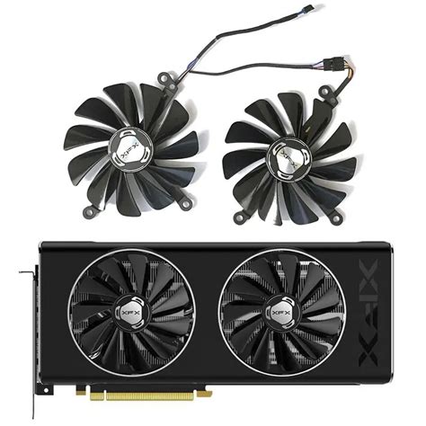 ใหม่ Rx5700 Xt Gpu พัดลม 4pin 95 มม Cf1010u12s สําหรับ Xfx Radeon Rx 5700 Dd Ultra Rx 5700xt