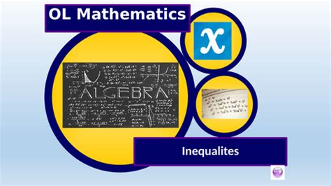 Igcse And Gcse Mathematics Inequalities Teaching Resources