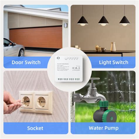 Module De Commutation Wifi Tuya 4 Canaux 85 250 V Rf 433 On Onbuy