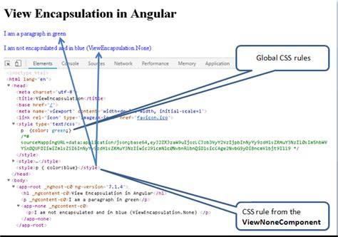 View Encapsulation In Angular Tektutorialshub
