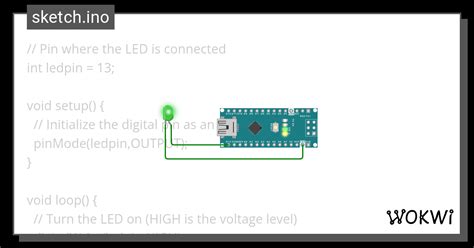 Led Working Wokwi Esp32 Stm32 Arduino Simulator
