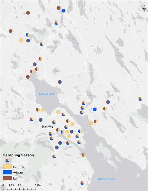 Sampling Sites Used In Seasonal Lur Model Development Download