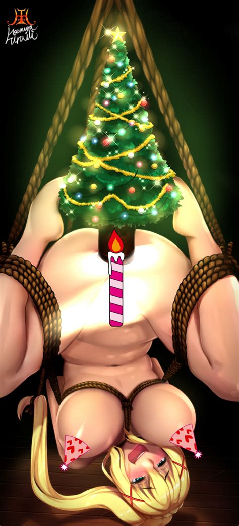 Rule 34 Anal Anal Insertion Bondage Censored Christmas Christmas Tree Darkness Konosuba