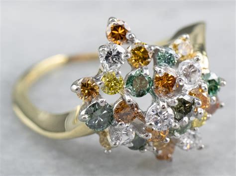 30 Stunning Cluster Engagement Rings In Different Styles