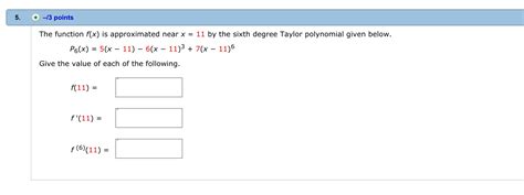 solved the function f x is approximated near x 11 by the