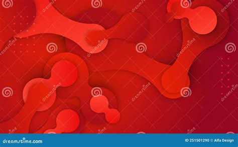 Abstract Colorful Red Shapes Presentation Background Gradient Dynamic Lines Background Stock