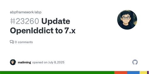Update Openiddict To 7x · Issue 23260 · Abpframeworkabp · Github