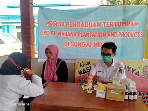 Pengobatan Kesehatan Masyarakat Pt Wpp Buka Klinik Gratis Delikberita