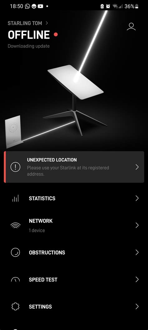 starlink connection issues 77