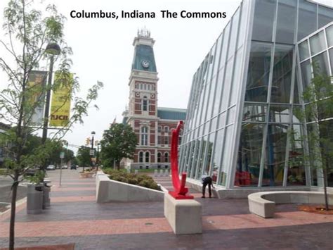 Columbus Indiana Architecture The Commons 2011 Pptx