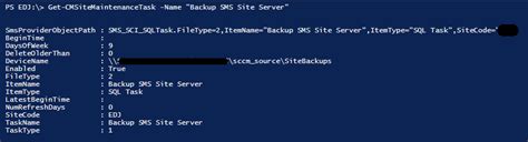 Get Cmsitemaintenancetask Missing Properties Microsoft Qanda