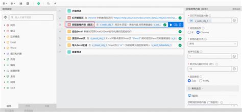 如何使用获取表格内容 网页 机器人流程自动化rpa 阿里云帮助中心