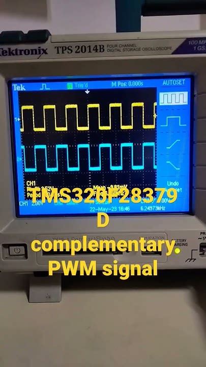 Complementary Pwm Signal With Tms320f28379d Youtube