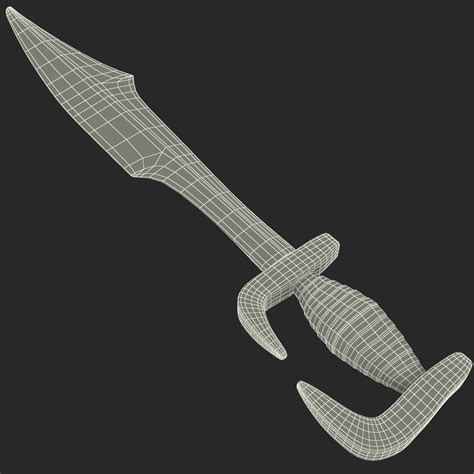 스파르타 검 3d 모델 28 Xsi Unknown Obj Ma Lwo C4d 3ds Max Free3d