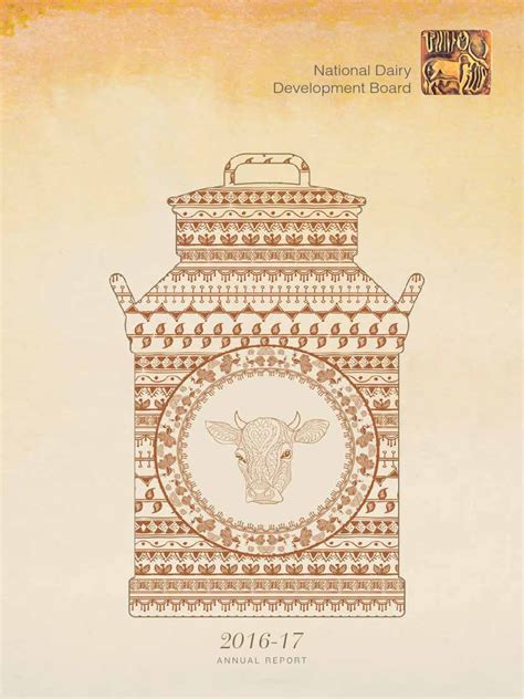 Nddb Ar 2016 17 Eng Pdf Dairy Cattle