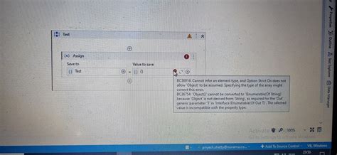 Bc36914 Cannot Infer An Element Typeand Option Stricts Does No Allow