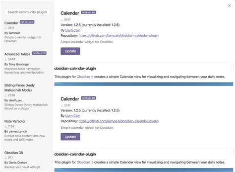 item in the community plugins window is loaded multiple times bug