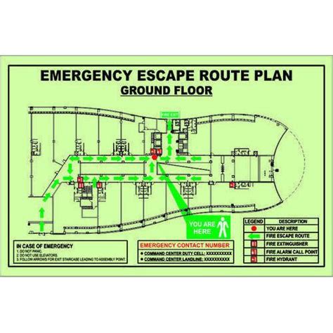 Exit Route Plan For Educational Route Map Rs 10 Square Inch ID 20433768473