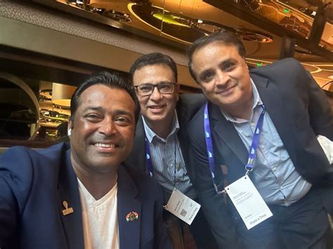 Rohit Bhalla On Linkedin It Was Truely Amazing Meeting Leander Paes Today His Passion Has A Great