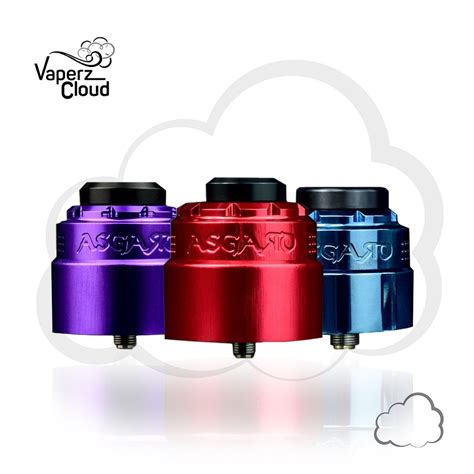 Rda Vaperz Cloud Asgard 30mm Aluminum Cap White Cloud Brasil