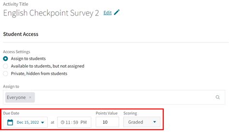 Achieve Will Assignment And Gradebook Settings In My Achieve Course Be Reflected In My Lms